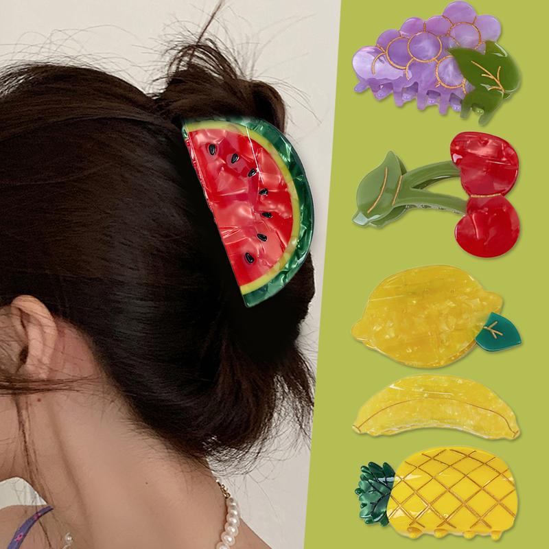 New Style Small Fresh Fruit Hairpin Creative Temperament Fashion ...