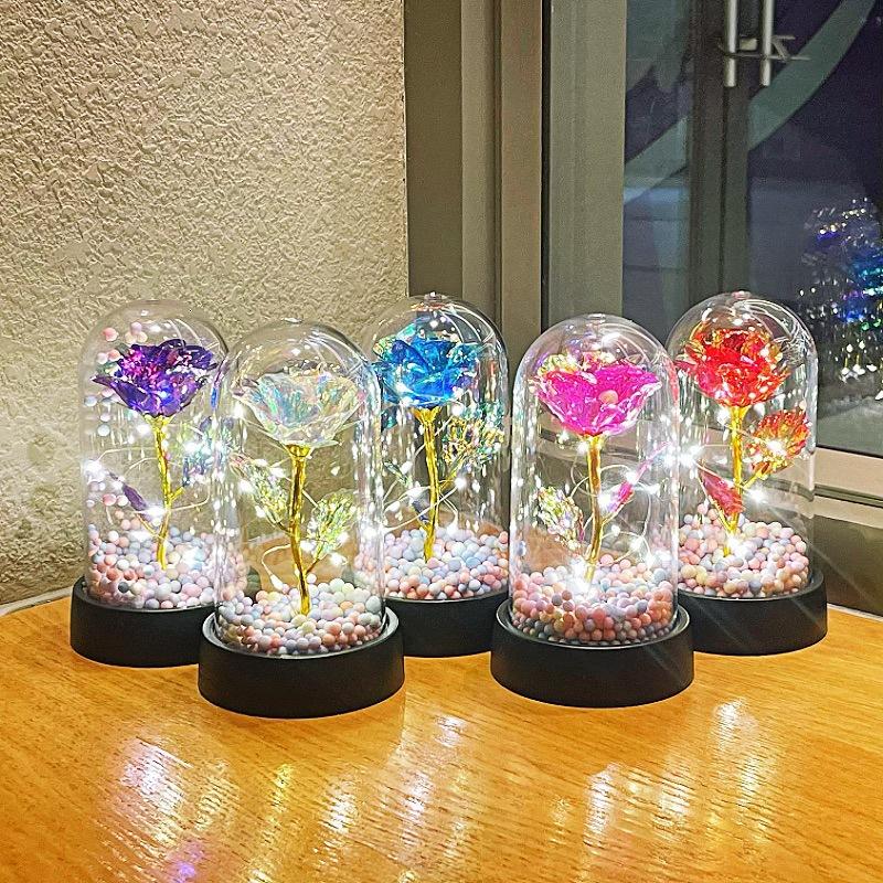 Sejambak Cahaya Malam Bunga Mawar Tiruan, Reka Bentuk Kreatif, - TikTok ...