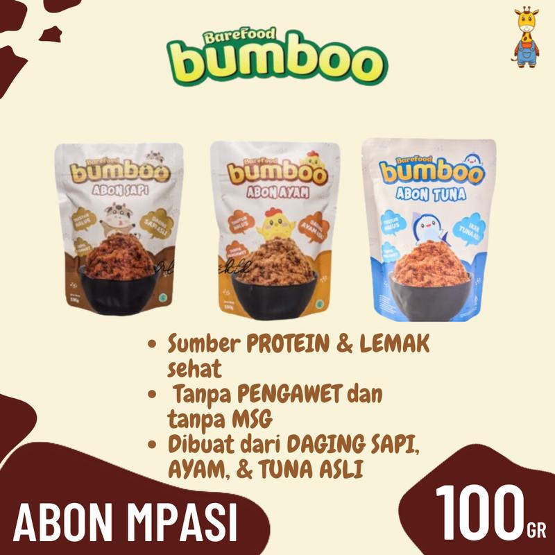 Bumboo Abon Asli 100gr - Tekstur Lembut MPASI Si Kecil - Sumber Protein ...
