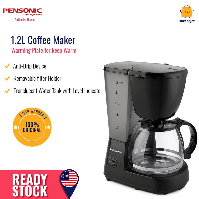 Pensonic Mesin Pembuat Kopi Coffee Maker (1.2 L) PCM-1900 PCM-1902 ...