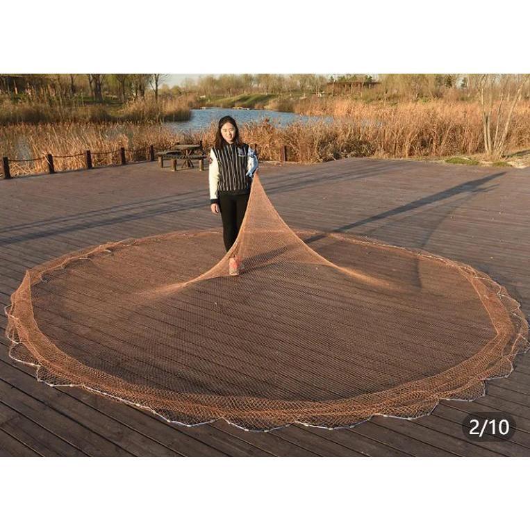 Old-style hand-throwing net lead sinker fishing net hand-throwing ...