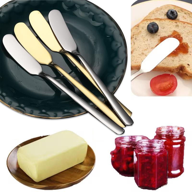Stainless Steel Cream Spatula Butter Scraper Gold Color Butter - TikTok ...