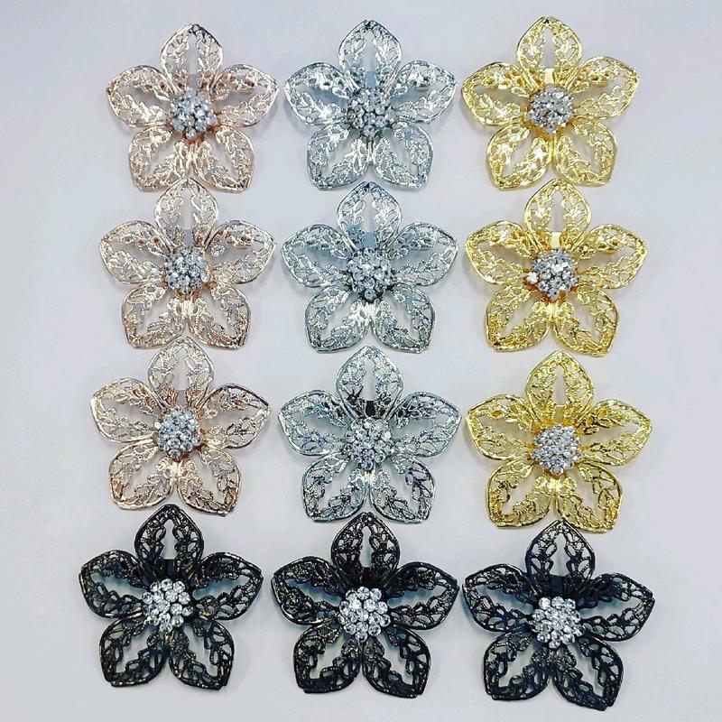 DS71 DOKOH BROOCH KERONGSANG KEBAYA BUNGA 5.3cm Kerongsang Hitam ...