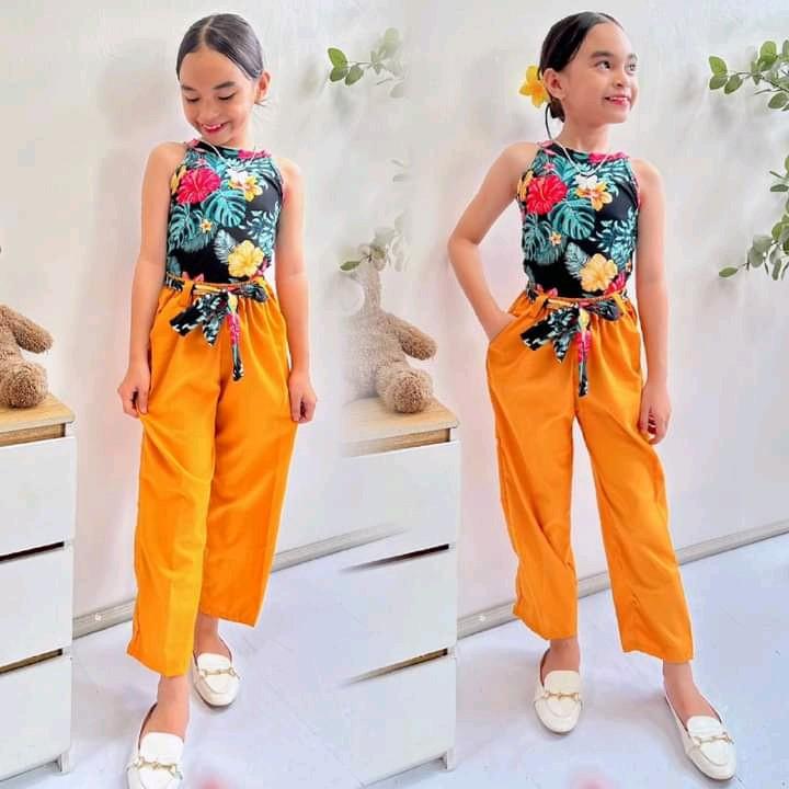 Trouser Printed Terno top for kids girl (fit 3-9 y/o) - TikTok Shop ...