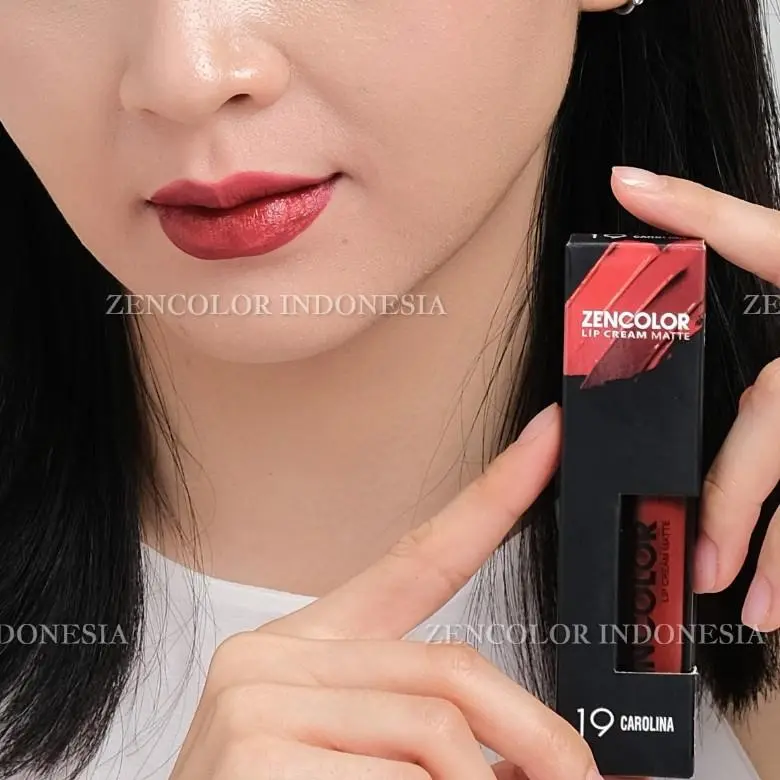 ZENCOLOR Lip Cream Matte [19 Carolina] - Shop | Tokopedia