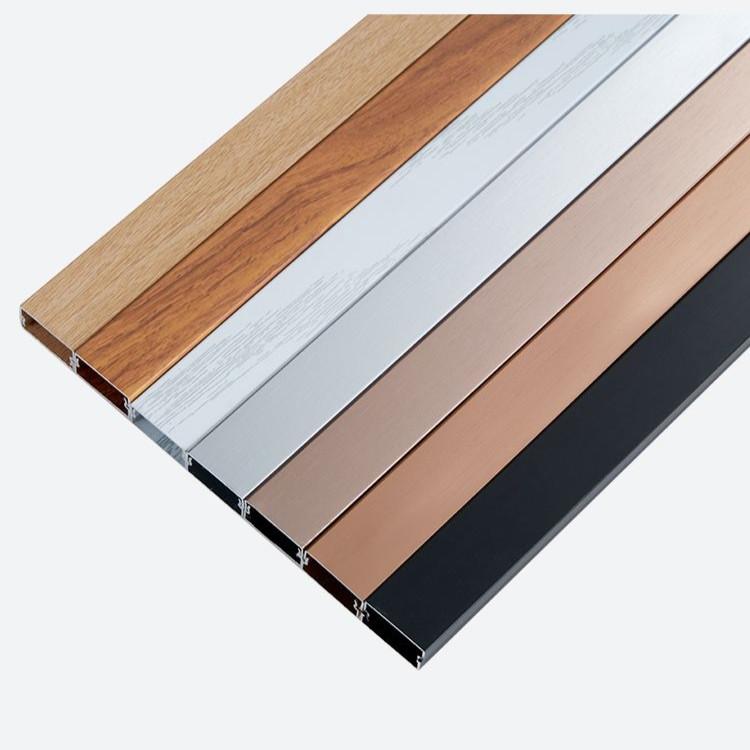 Aluminum alloy square wire groove surface mounted wiring nail-free ...