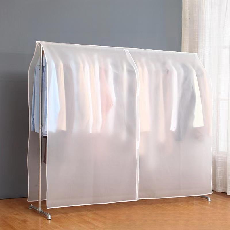 Clothes Dust Cover Cloth Dustproof Cover Transparent Hanging - TikTok ...