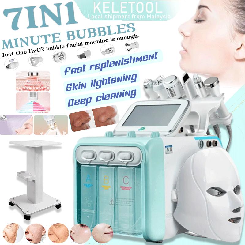 7 In 1 Hydro Dermabrasion Peeling Device Facial LED Mask Water - TikTok ...