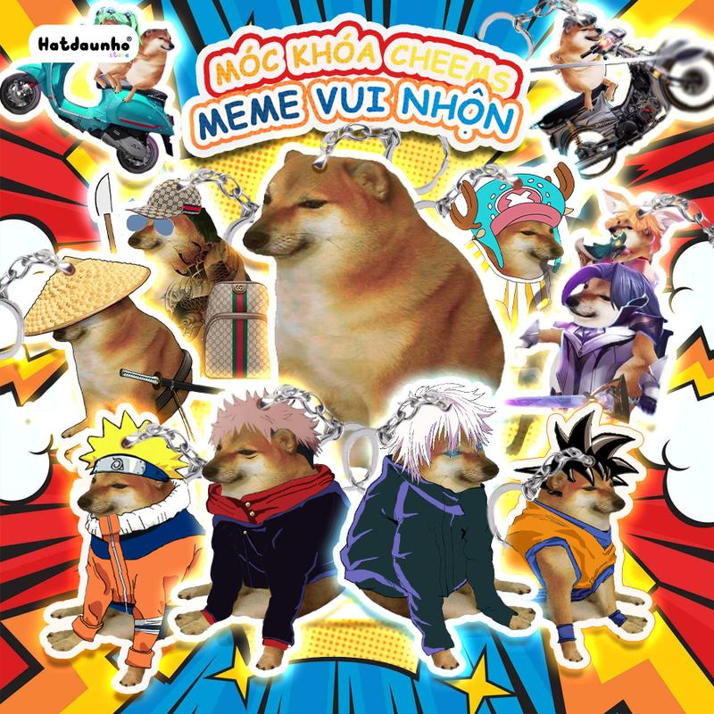 Móc khóa cheems meme shiba inu phong cách hài hước nhiều nhâ - TikTok ...