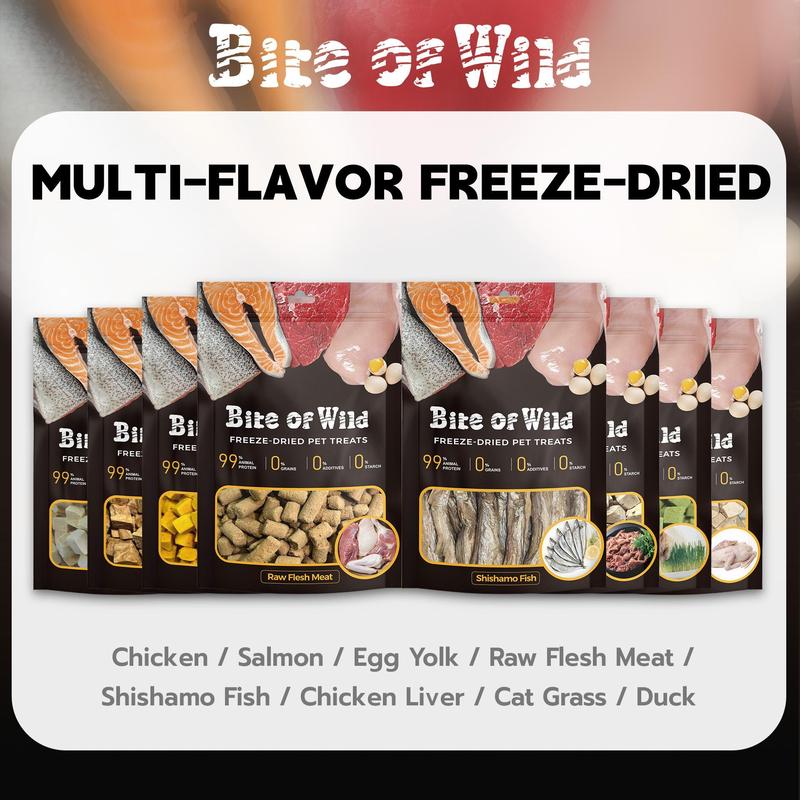 [LIVE] Bite Of Wild [FREEZE-DRIED] (40g) - Treat Makanan Kucing ...