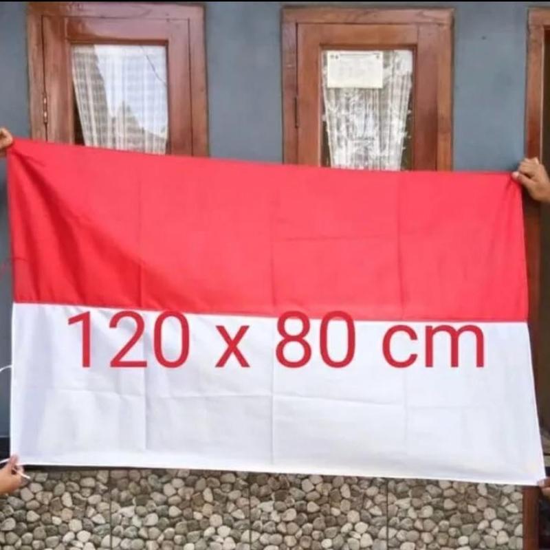 Bendera merah putih ukuran besar 80*120cm - Shop | Tokopedia