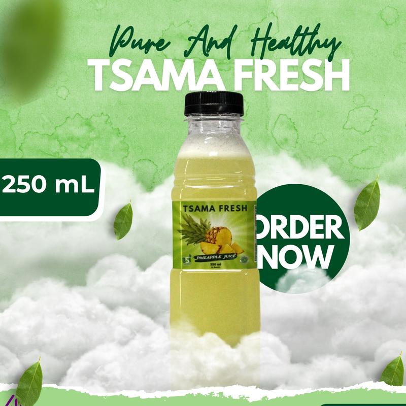 Tsama Fresh- Pineapple Juice 250 mL- Jus Nanas - Juice - 250 - Shop ...