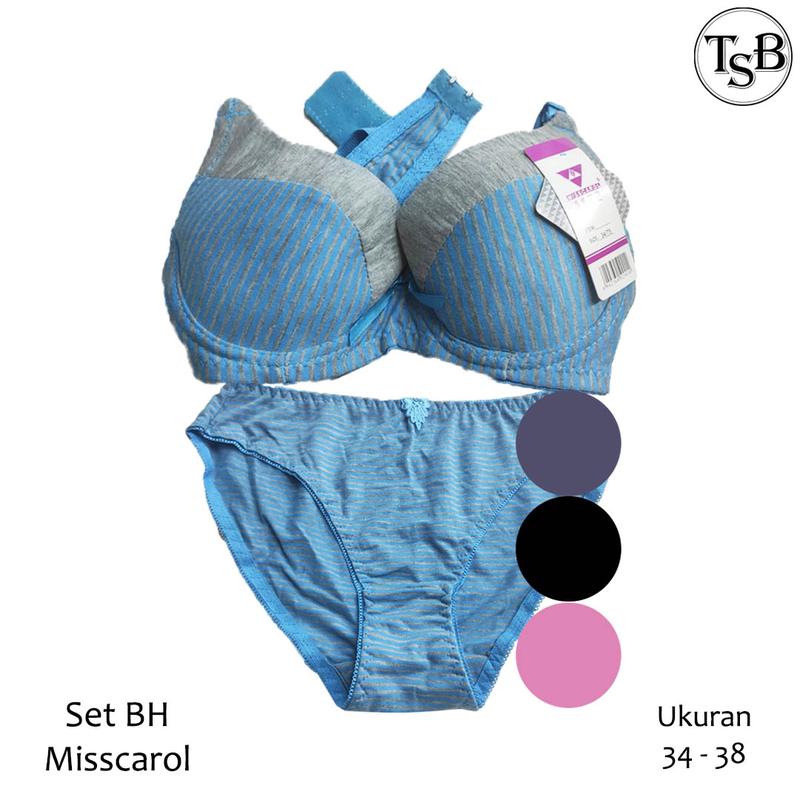3 Pcs BH Setelan Celana Dalam BH Misscarol Set BRA Setelan BH Celana ...