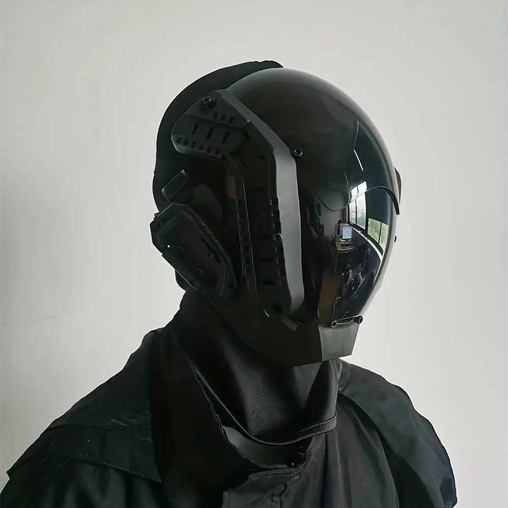 Spring Cool Role Play Face Mask, 1 Piece Futuristic Cool Helmet ...