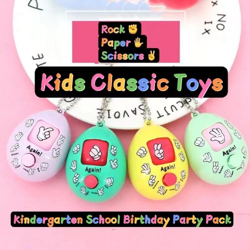 Kids Rock Paper Scissors Game Classic Toys 1pc Gunting Kerta - TikTok ...