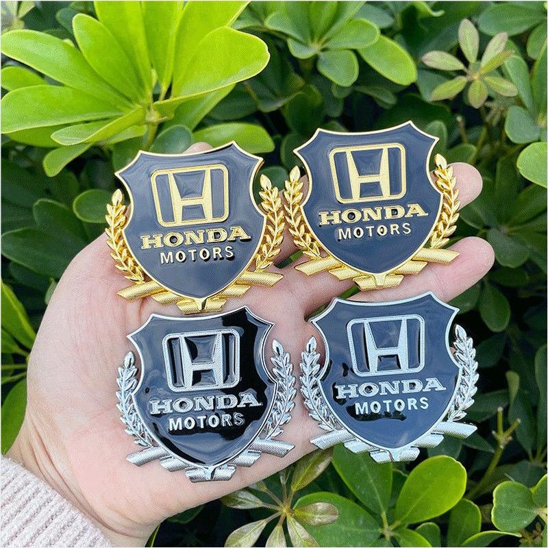 Pelekat Lencana Logo 3D Kereta Logam Honda, Aksesori Hiasan Kereta ...