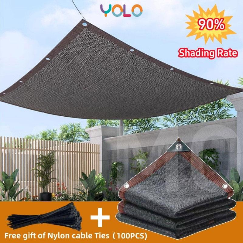 Buy 1 Take 1 Sunshade Net 1Pcs Net+1Pcs 10M Rope Net Sun Protection ...