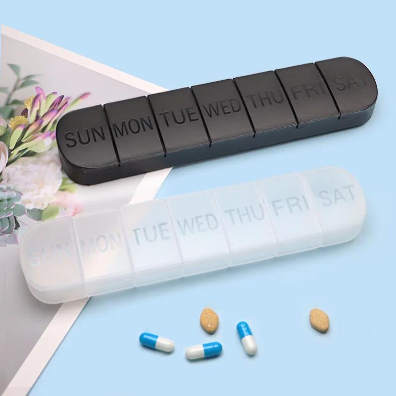 Weekly Medicine Pill's Box Pill Case Drug Dispense Mini Portable ...