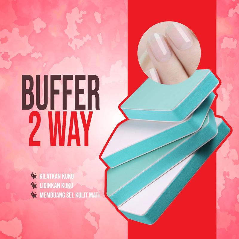 BUFFER SHINING MINI & LARGE TWO SIDES HARGA BORONG Manicure Pedicure ...
