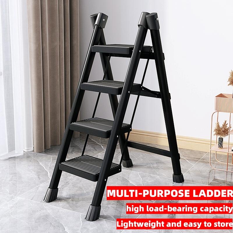 Home Folding Ladder Portable Ladder Carbon Steel Man Ladder Foldable ...