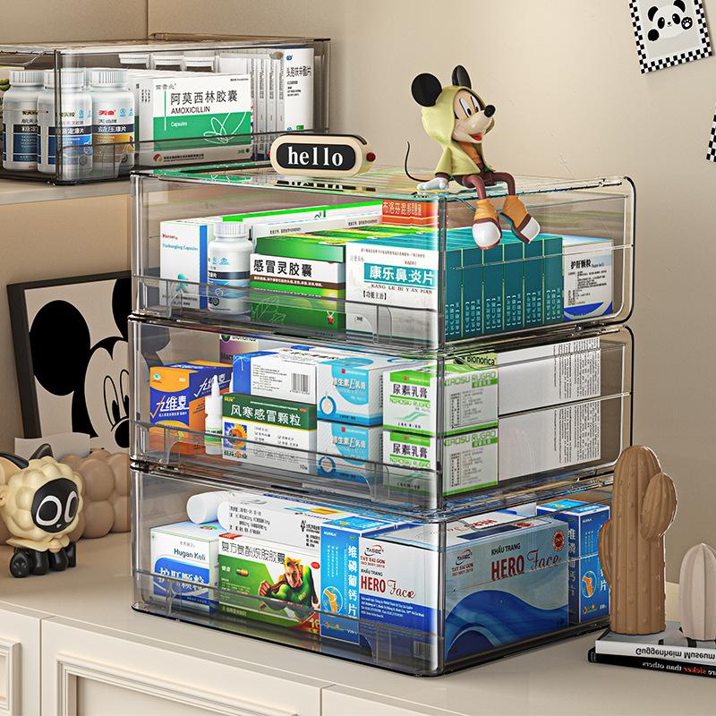 Kotak Ubat, Lutsinar, dengan Laci, Kabinet Penyimpanan Ubat, - TikTok ...