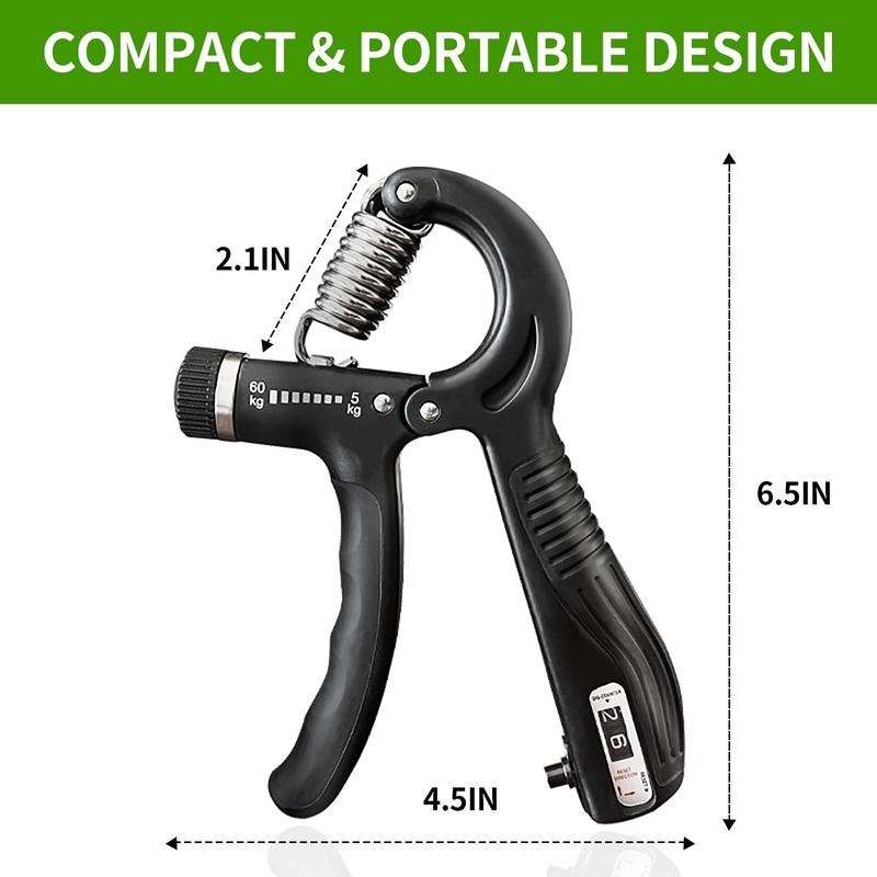 Grip Strengthener, Grip Trainer, 22-132 Lbs Adjustable Resistance ...