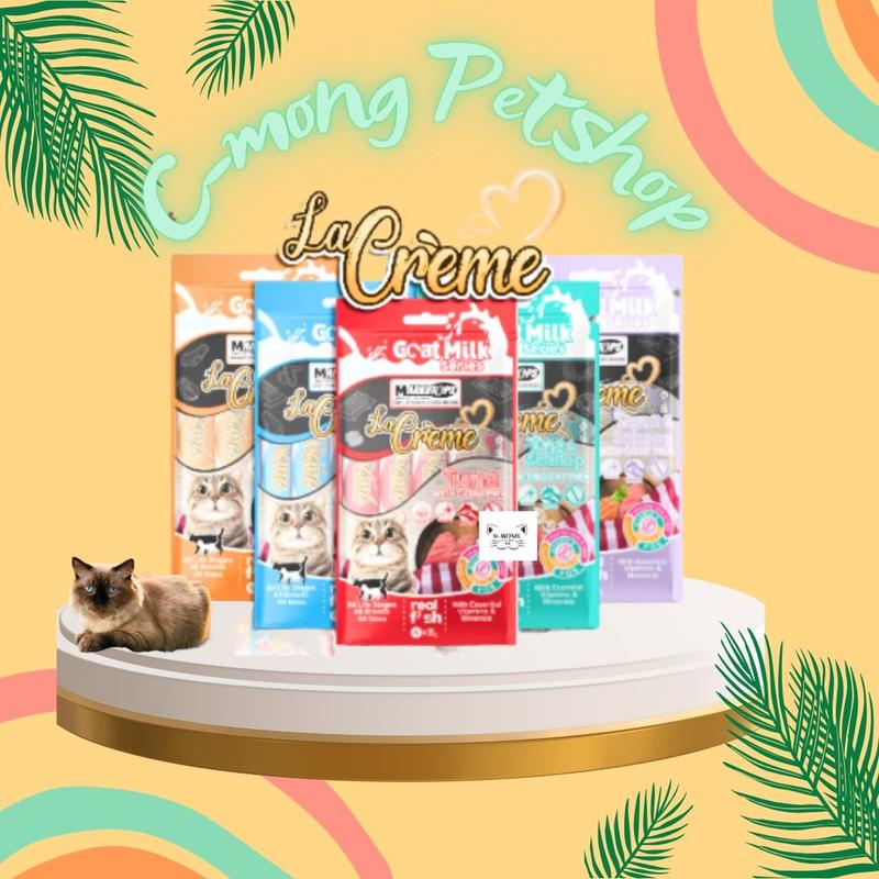 MARKOTOPS La Creme Snack Kucing Creamy 15g x 4pcs (1 PACK = 4 Pcs ...