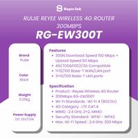 Jual Router 4G LTE Ruijie RG-EW300T Cloud-Managed Plug & Play N300 300 ...