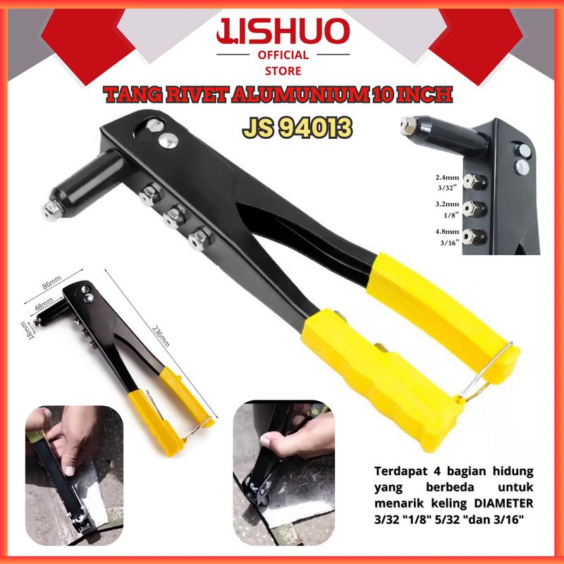JISHUO Tang Rivet Alumunium Tembakan Gun Stang Rifet / HAND RIVETER ...
