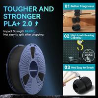 Jual SUNLU 3D Filament PLA+ 2.0 Neat Winding Anti Sangkut Bahan Import ...