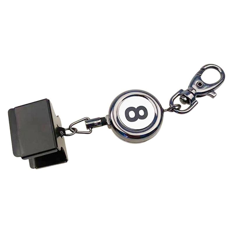 Snooker Pool Chalk Holder, Retractable Key Ring Pool Chalk Holder ...