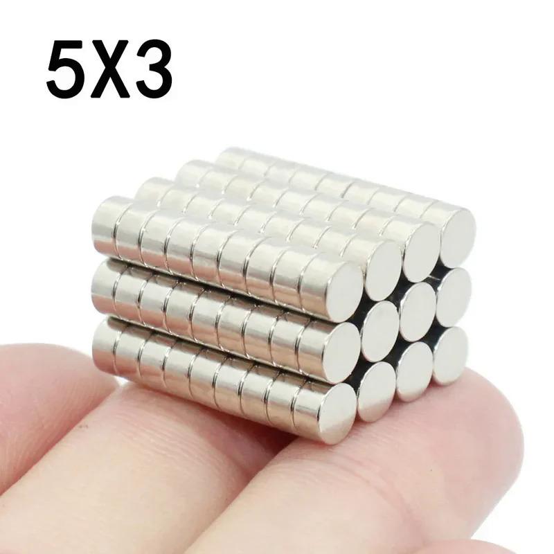 20/30/50/80/100 Pcs 5x3 Neodymium Magnet 5mm x 3mm N35 NdFeB - TikTok ...