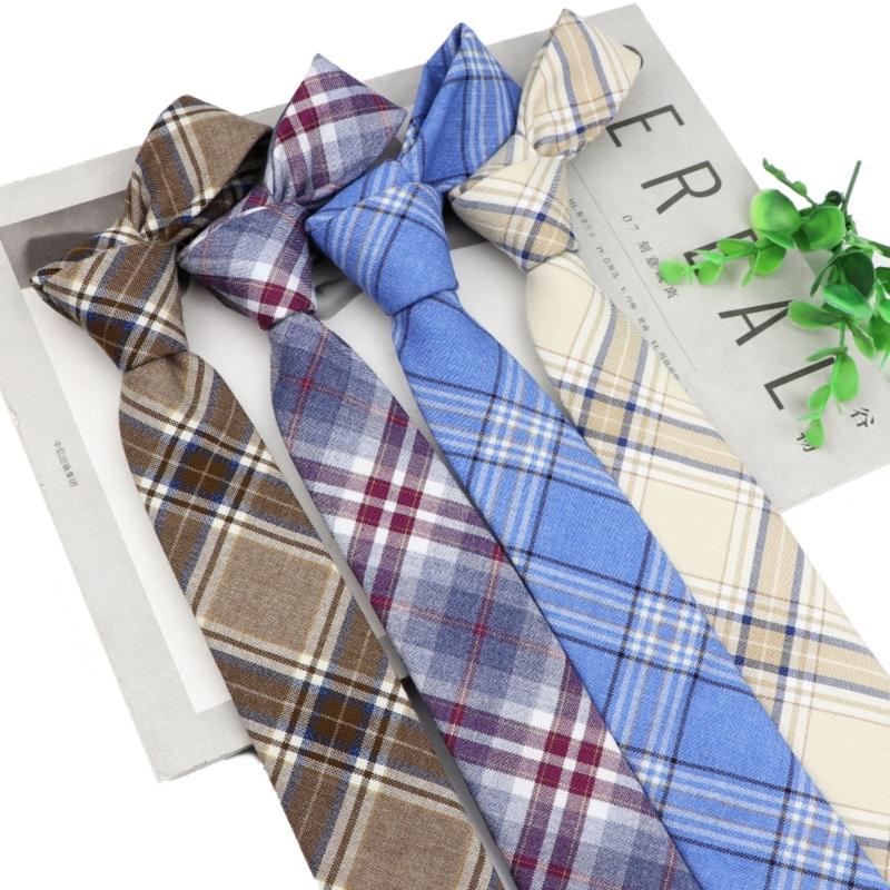 ZONFAZ Student Striped Necktie For Men Cotton Soft Slim Ties - TikTok ...