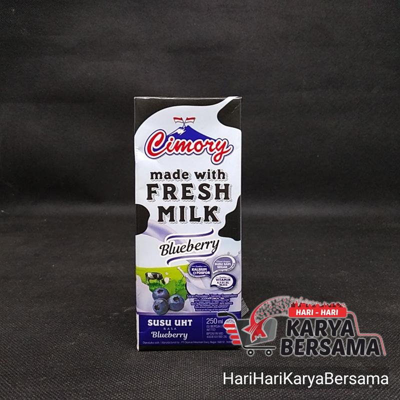 CIMORY UHT FRESH MILK BLUEBERRY 250ML - Shop | Tokopedia