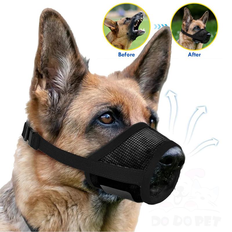 Penutup Mulut Anjing, Topeng Anjing, Anti-gigitan, Anti-membaling ...