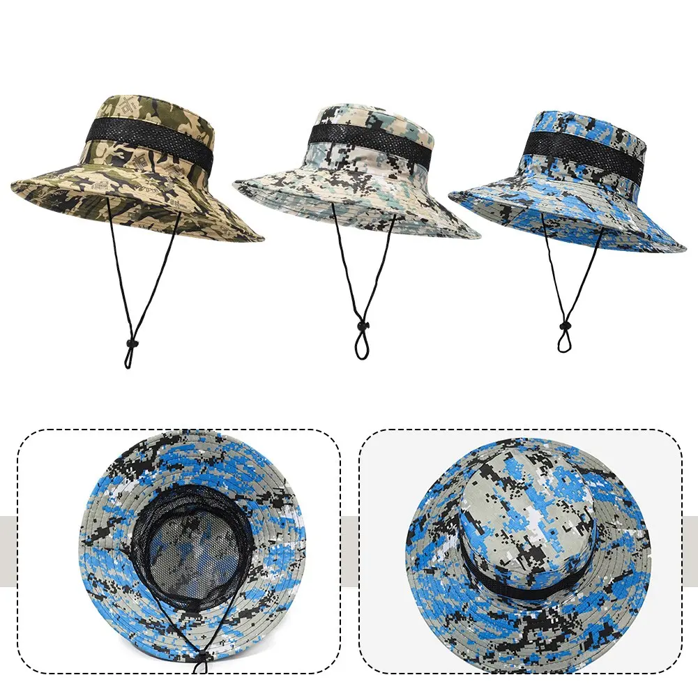 Breathable Summer Camo Sun Hat: Perfect for Fishing & Outdoor ...