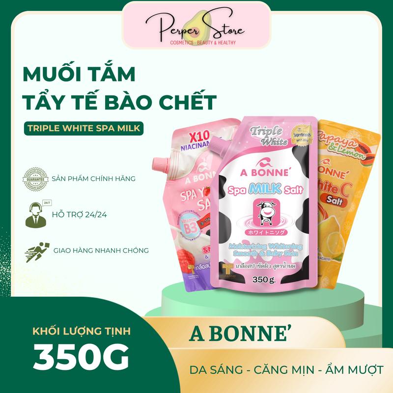 Muối Tắm A BONNE Tẩy Tế Bào Chết - A Bonne Triple White Spa Milk - TikTok Shop Vietnam