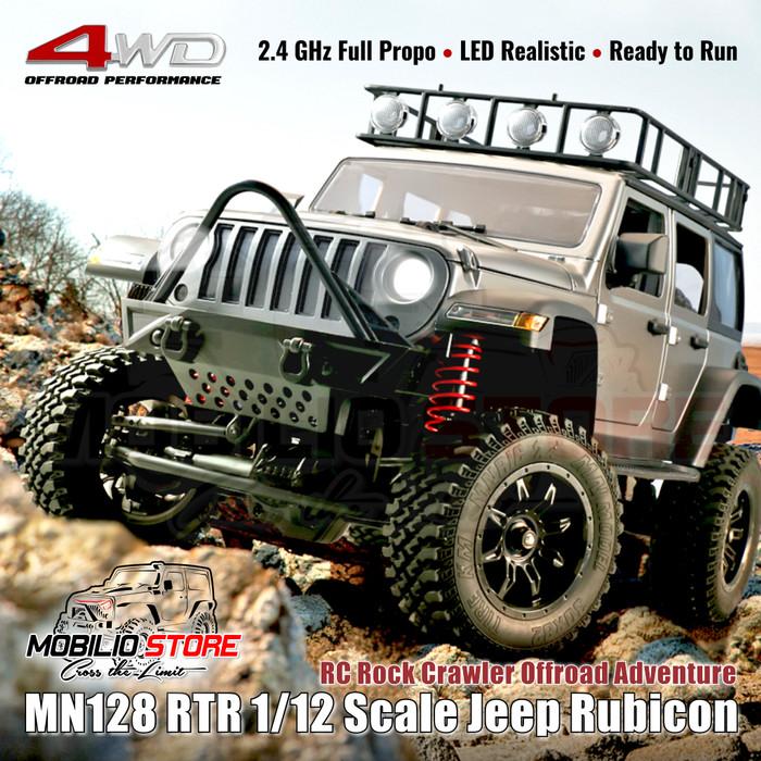 Jual MN128 RTR 1/12 Scale Jeep Rubicon RC Rock Crawler Offroad ...