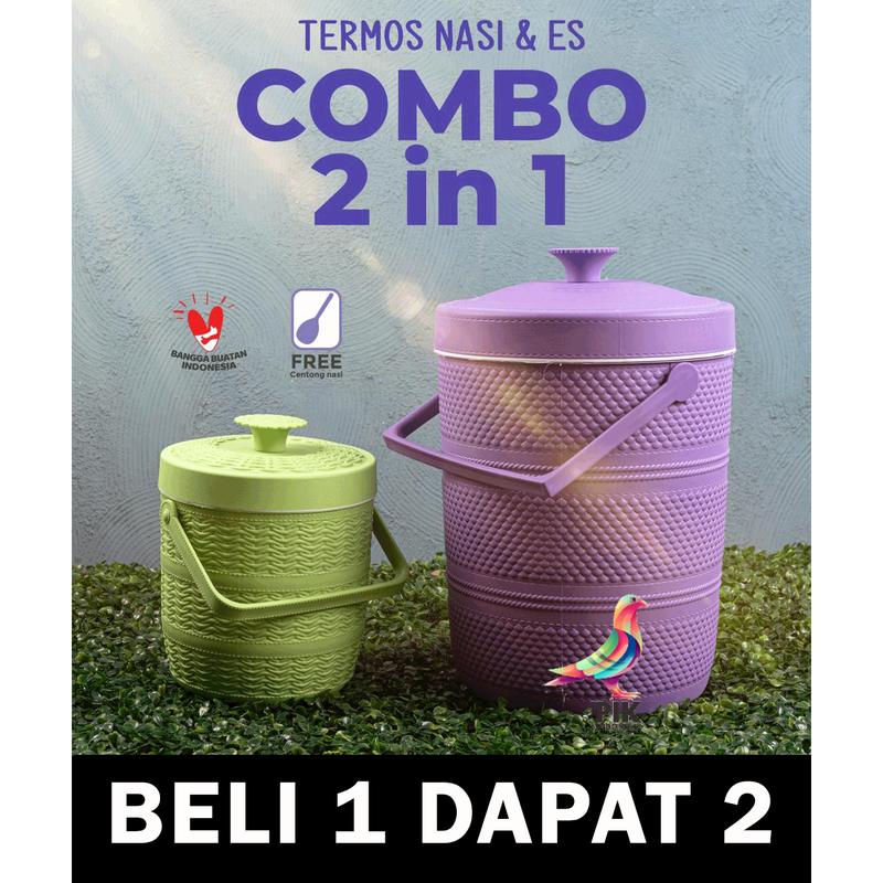 Paket COMBO 2 in 1 Termos Besar dan Kecil - Shop | Tokopedia