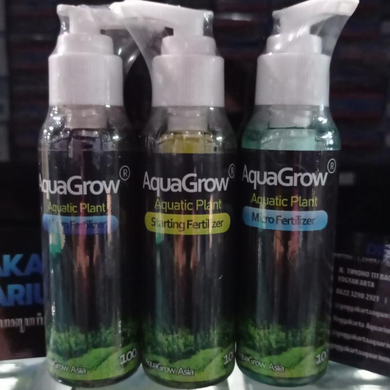 AQUAGROW Paket pupuk cair aquascape 100ML - Shop | Tokopedia