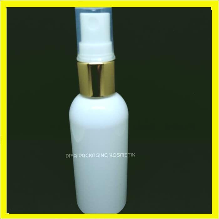 Jual Botol Spray 60ml Neck Gold Body Putih - Putih [minimal 5pcs] - Kab ...