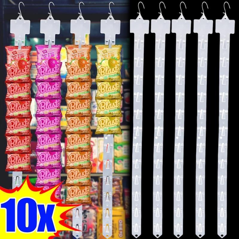 5/10Pcs Plastic Snack Hanging Strips Store Hang Snack Displa - TikTok ...
