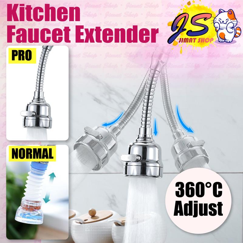 360 Rotating Adjustable Faucet Kitchen Sink Faucet Nozzle Flexible ...