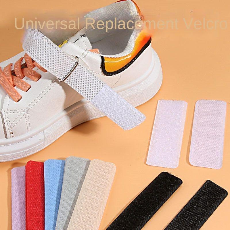Pelekat Gantian Velcro, untuk Pakaian dan Kasut, Boleh Dipotong dan ...