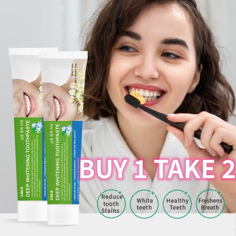 BUY 1 TAKE 2 Whitening Toothpaste Bad Breath Removing Toothpaste ...