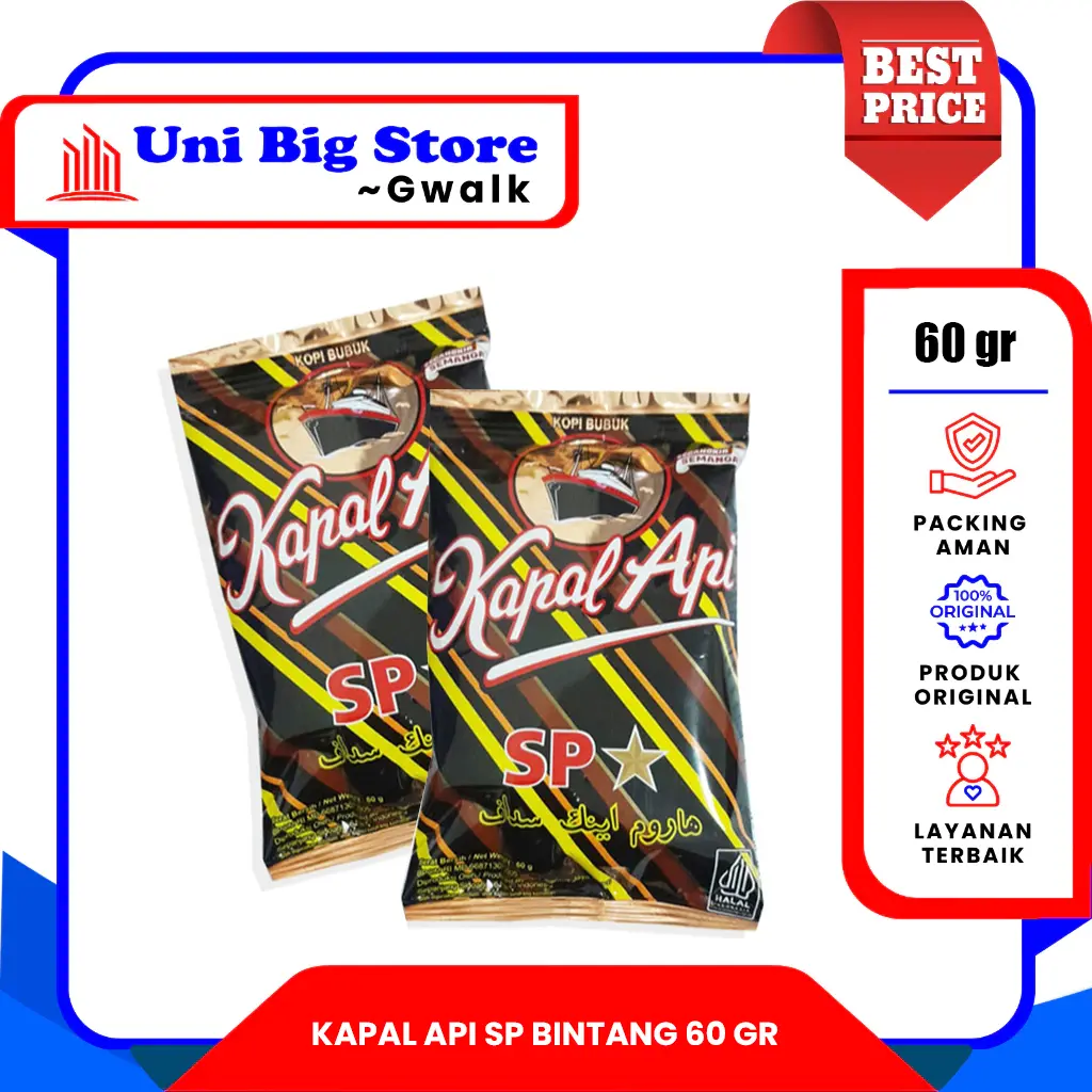 KAPAL API KOPI SP BINTANG COFFEE POWDER - 60 gr - Shop | Tokopedia
