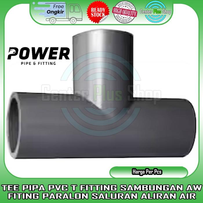 Jual Tee 1" Inch Power Aw Pvc Verlop Te Reducer Vlok Polos Fitting ...