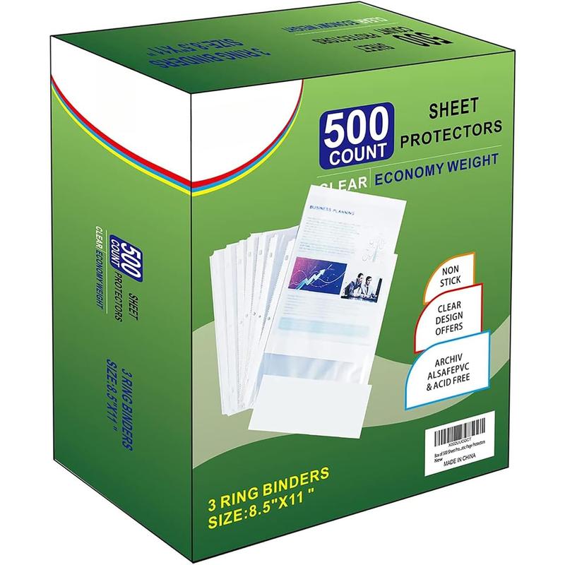 Sheet Protectors 500 Page,Page Protector 8.5" x 11" ,Upgrade - TikTok Shop