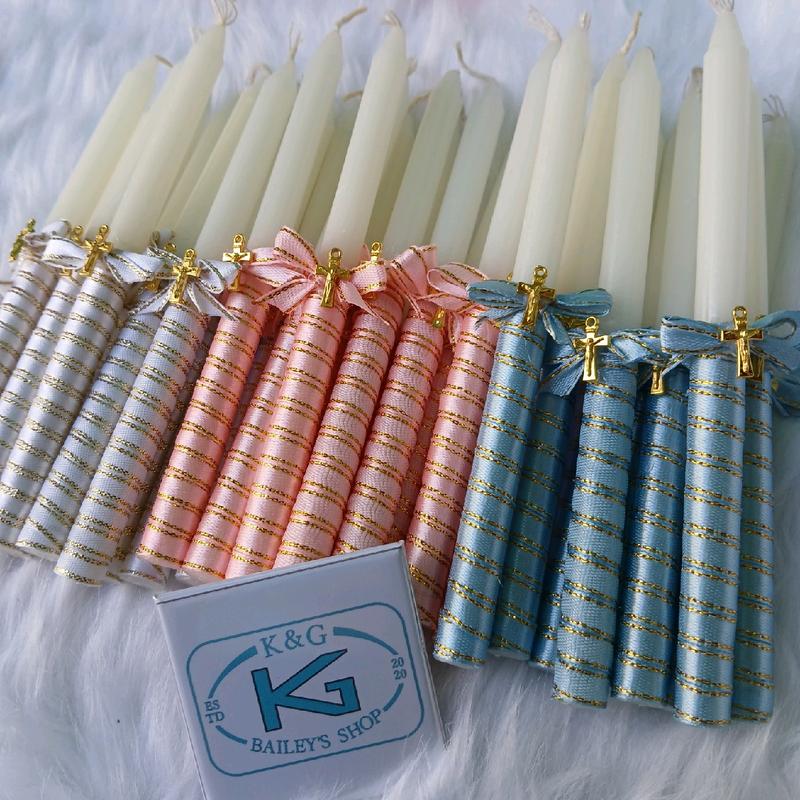 Christening Candles many colors for your motif - TikTok Shop Philippines