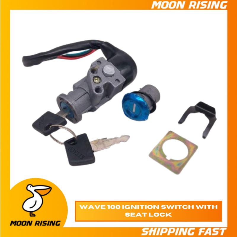 WAVE 100 IGNITION SWITCH WITH SEAT LOCK [MOON RISING] - TikTok Shop ...